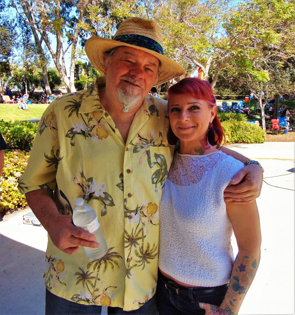 Harman with Taryn Donath.