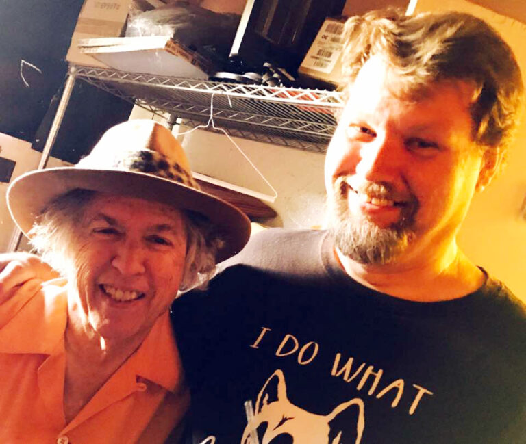 Zak with Stevie Kalinich.